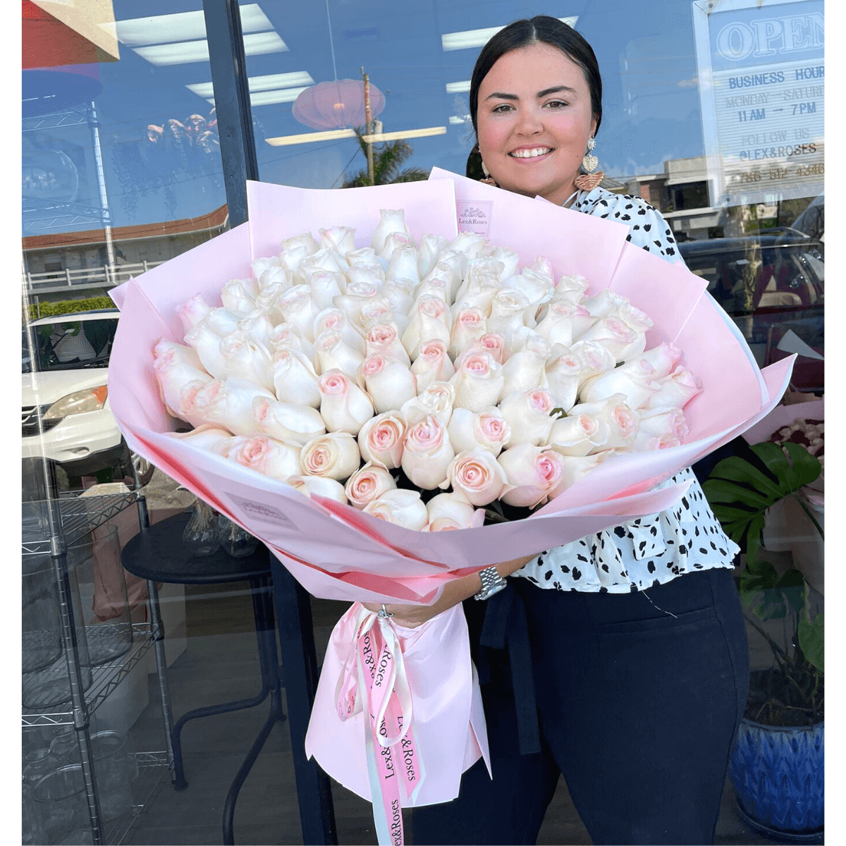 Light Pink Rose Bouquet – Lex&Roses